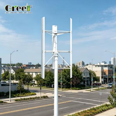 China 48V/96V/220V/380V Option Voltage Vertical Axis Wind Turbine with IP54 Protection and 2 M/s Cut-in Wind Speed for sale