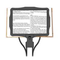 China Large Size HD LED Magnifier with 48 LED Light Source and 1100mAh Battery for Reading for sale
