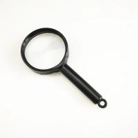 China New 40mm Magnifier Plastic Handheld Straight Handle with Hanging Hole Magnifier Reading HD Optical Glass Magnifier for sale