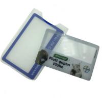 China Custom Logo Credit Card Magnifier Pocket Plastic Magnifying Glass Business Cards for Wallet for sale