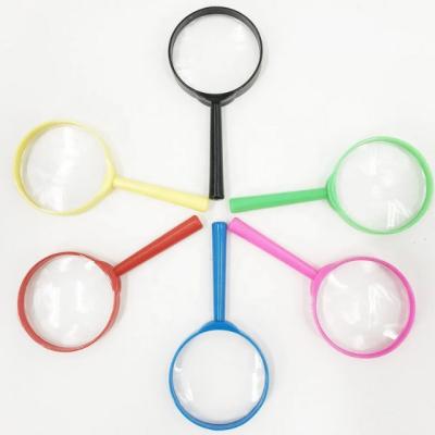 China Plastic Toy Magnifier Wholesale Cost-Effective Colorful Acrylic Magnifying Glass for Kids for sale