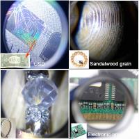 China Pocket Folding  With LED UV Light 10X Metal Illuminated Jewelry Magnifying Glass for sale