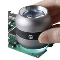 China Optical Instruments 10x UV LED Magnifier Handheld Screen Magnifier Detection Tool for sale