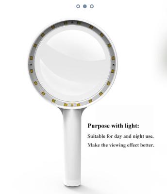 China Wufan Long-Lasting Eye-Friendly Large Lens Smart Rechargeable Magnifier | Ideal for Jewelry Appraisal & Craft Detailing for sale