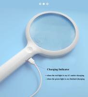 China Wufan Long-Lasting Eye-Friendly Large Lens Smart Rechargeable Magnifier | Ideal for Jewelry Appraisal & Craft Detailing for sale