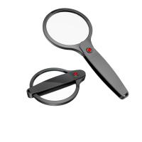 China High Quality Lightweight Portable Handheld Foldable Magnifier  with Acrylic Lens for Reading Small Texts, Jewelry Inspection for sale