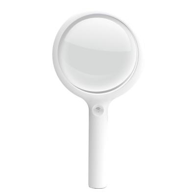 China Illuminated Magnifying Glass 3 Modes Led Handheld 4in Large 30X Square Plastic for sale