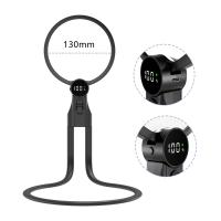 China Neck-hanging LED Magnifier with 3X+5X Magnification, 130mm HD PMMA Lens, and Rechargeable LED Light for sale