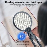 China Neck-hanging LED Magnifier with 3X+5X Magnification, 130mm HD PMMA Lens, and Rechargeable LED Light for sale