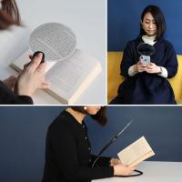 China 3-in-1 Neck-Hanging Magnifying Glass with PMMA Lens for Hands-Free Reading and Crafting for sale