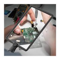 China Amazon Sells Well 3-in-1 Magnifying Glass With Led Light PMMA Square Lens and Large Lens for sale