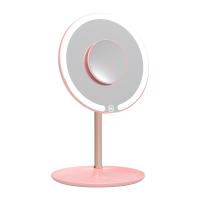 China Espejo Con Luz Espejos Espelhos Miroir De Maquillaje Espelho Com 10W Wireless Charging Vanity Led Makeup Mirror With Lights for sale