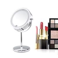 China 360 Degree Rotation Non-Slip Table with 1x/3x/5x Magnification and LED Lighting Personalized Bathroom Makeup Mirror for sale