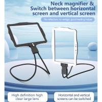 China Wufan 2026 High Definition 3D LED Digital Magnifier 10/12 Inch Pull-Out Mobile Phone Screen Amplifier for sale