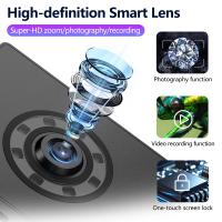 China 500X HD Portable Digital Magnifier with Dual-Light Intelligent Adaptation HD Wide-Angle View and Four-Step Precision Zoom for sale
