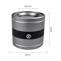 China Portable 10X LED Handheld Desktop Magnifier with K9 Lens Aluminum Frame Folding Design for sale