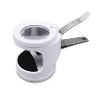 China Handheld Desktop Maintenance Collection Antique Magnifying Glass with light Old Clippers for sale