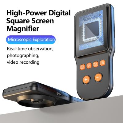 China Digital Square Screen Vision Machine 4 Gear Magnification with Multi-light Source Memory Card Support for sale