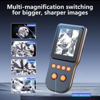 China Digital Square Screen Vision Machine 4 Gear Magnification with Multi-light Source Memory Card Support for sale