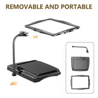 China Desktop Reading Hobby Led Magnifying Glass Lens Professional Wholesale Magnifying Glass With Light for Older for sale