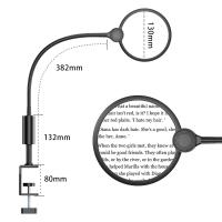 China Desktop Vintage Style Magnifier Reading Detachable Magnifying Glass Rechargeable Magnifier Professional Outdoor Field for sale