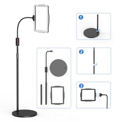 China Adjustable Height LED Magnifier with PMMA Lens for Floor-mounted Reading Tasks for sale