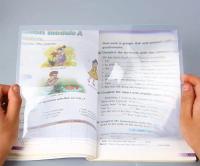 China 3X Magnification A4 Full Page PVC Plastic Magnifying Sheet and Handheld Reading Magnifier for sale