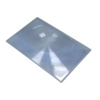 China 3X Magnification A4 Full Page PVC Plastic Magnifying Sheet and Handheld Reading Magnifier for sale