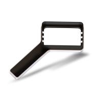 China Portable Handheld 2.5X Magnifier with High Quality PMMA Square Magnifier with LED High Light Beads for Reading and Inspection for sale