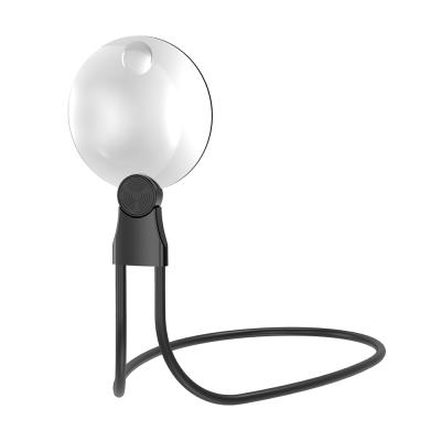 China Hands-Free 3x+6x Neck Wear Large Digital Magnifier for Close Reading and Bookwork for sale