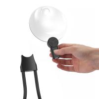 China Hands-Free 3x+6x Neck Wear Large Digital Magnifier for Close Reading and Bookwork for sale