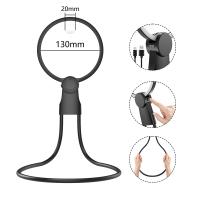 China Magnetic Design 3 in 1 Handheld Tabletop Neck Wear Digital LED Lighted 130mm Gooseneck Screen Magnifier for sale