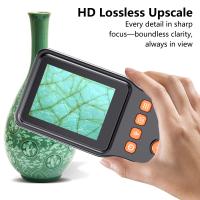 China Digital Square Screen Vision Machine 4 Gear Magnification with Multi-light Source Memory Card Support for sale