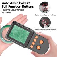 China Digital Square Screen Vision Machine 4 Gear Magnification with Multi-light Source Memory Card Support for sale