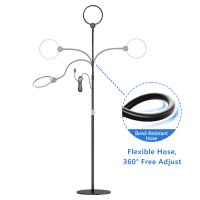 China Floormounted Magnifier Offering High Transparency Lens and Hd Led Light Source with Stepless Dimming and Portable Detachable Components for sale