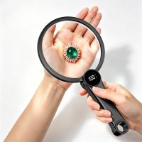 China High Clarity Magnifying Glass Offering Wide Field of View and Lightweight Construction for Extended in Scientific Research for sale