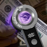 China Magnifying Glass Offering Variable Zoom from 20X to 25X with Optical Components for Professional Inspection and Authentication Tasks for sale