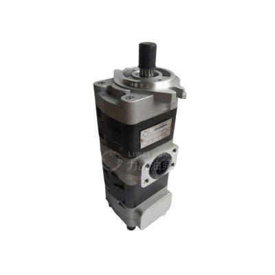 China 40 GPM Two Stage Hydraulic Gear Pump for FD35-40T9 S6S Forklift 143C7-10011 for sale