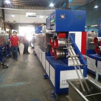 China 0.4-1.5mm PET Strapping Band Extrusion Line Single Screw for sale