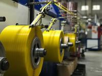 China Semi Automatic Double Station PP Strapping Band Winding Machine for sale