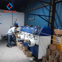 China Semi Automatic PP Packing Strapping Band Winding Machine Double Station Strap Winder for sale