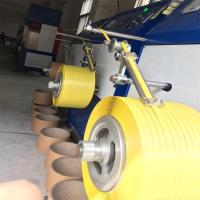 China Semi Automatic PP Packing Strapping Band Winding Machine Double Station Strap Winder for sale