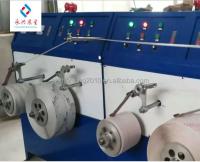 China Automatic PET Packing Strapping Band Winding Machine Double Station Strap Winder for sale