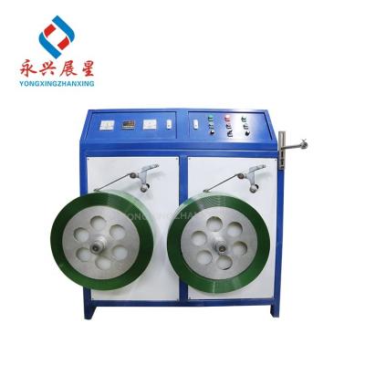 China High Stability Automatic Double-station PET Strap Rewinding Machine for Industrial Use for sale