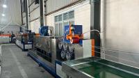 China Fully Automatic PP Packing Strap Making Machine Double Screw PP Belt Strapping Machine for sale