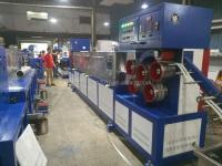 China Automatic Double Screw Plastic Making Machine With 2 Lines Plastic Reel for sale
