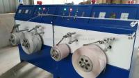 China Automatic Double Screw Plastic Making Machine With 2 Lines Plastic Reel for sale