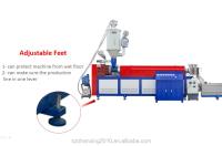 China Semi Automatic PP Plastic Strap Production Line PP Belt Strapping Machine for sale