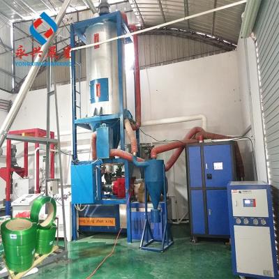 China PET Package Strap Band Extrusion Line with 90mm Screw Diameter PET Strapping Band Making Machine for sale