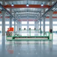 China PET Strap Making Machine Featuring Complete Production Line from Pre drying to Winding with Traction Stretching and Embossing Steps for sale